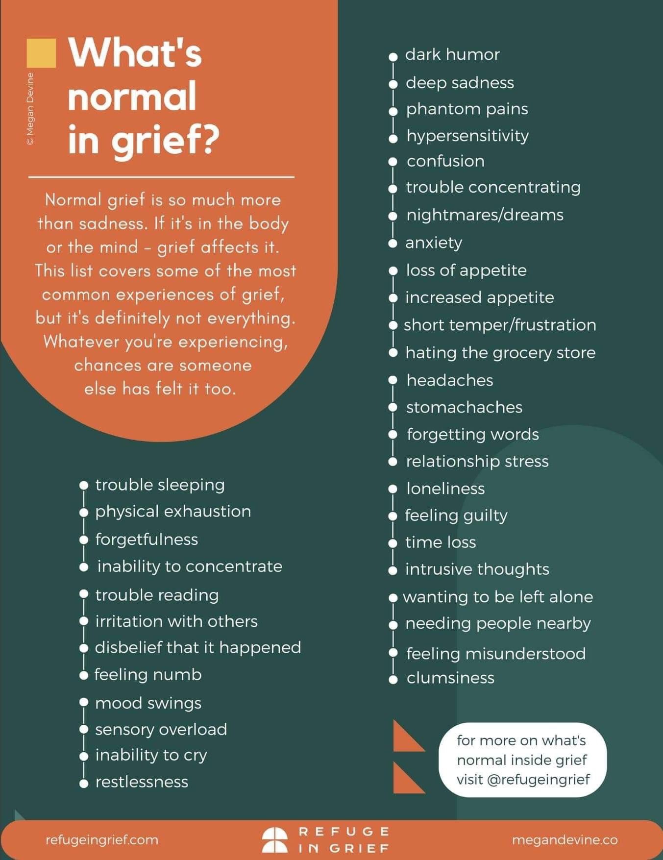 What’s Normal in Grief? – Gina’s thoughts on life, death, and in between